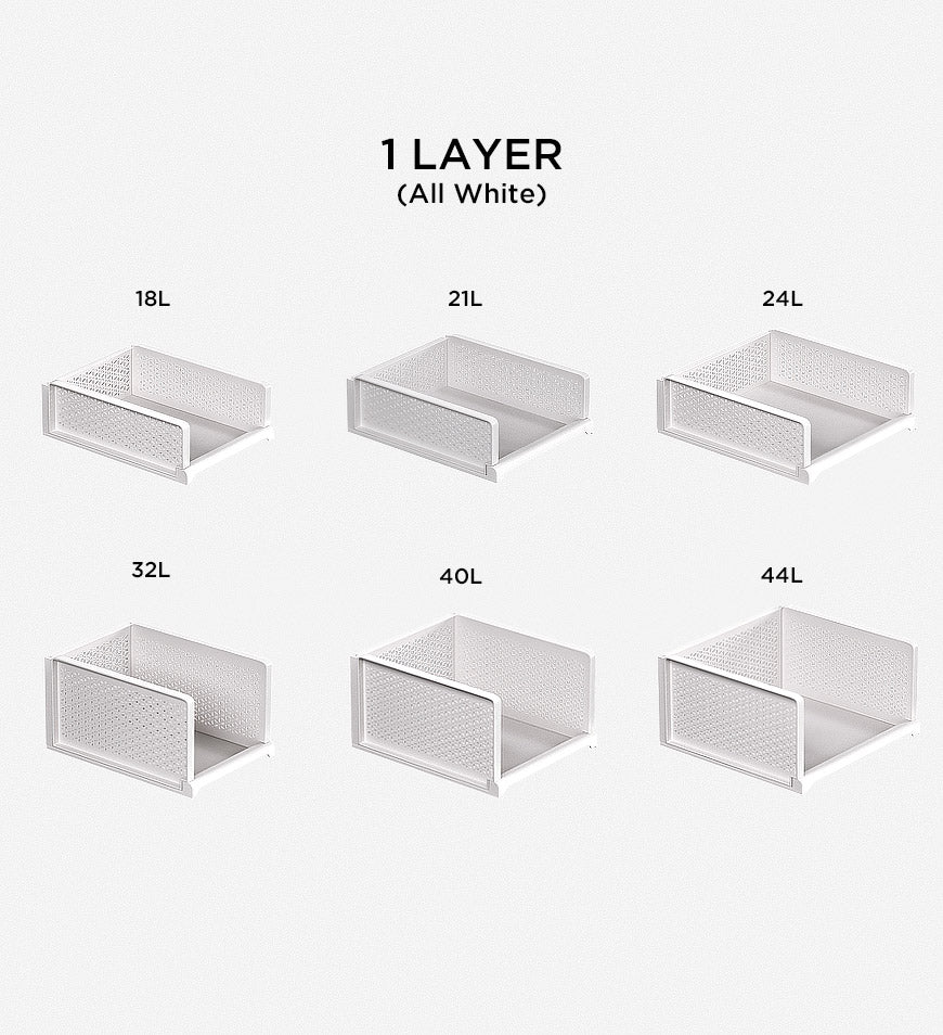 Joybos® Stackable Clothes Storage Basket Uk Joybos