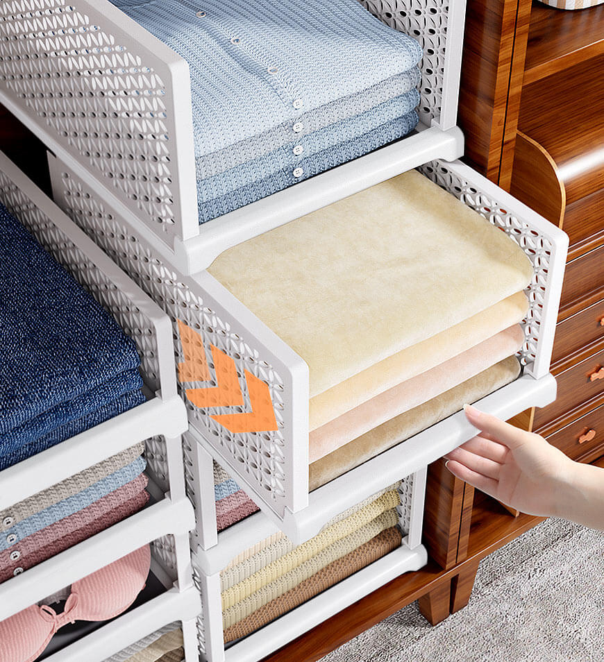 Joybos® Stackable Clothes Storage Basket – UK_Joybos